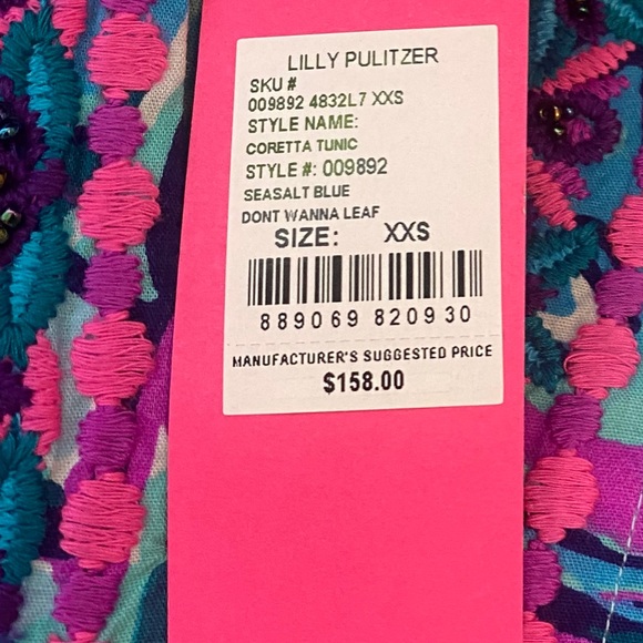 Lilly Pulitzer | Tops | New Lilly Pulitzer Tunic Fits Like An Xs | Poshmark